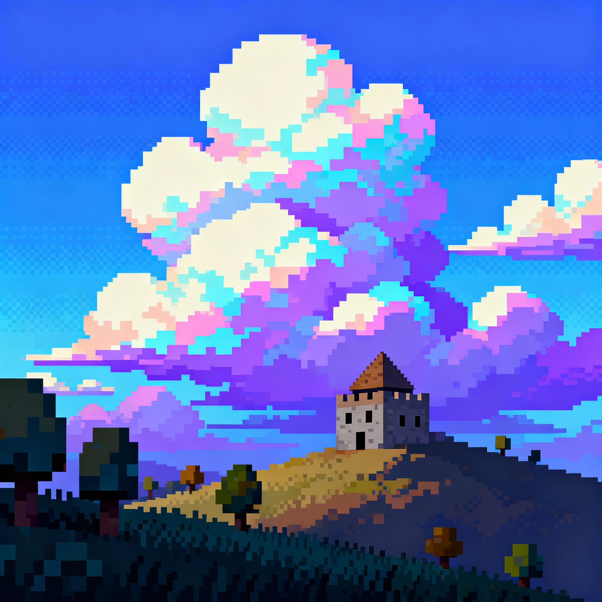 Pixel Art Clouds - Create Stunning Pixel Art With AI