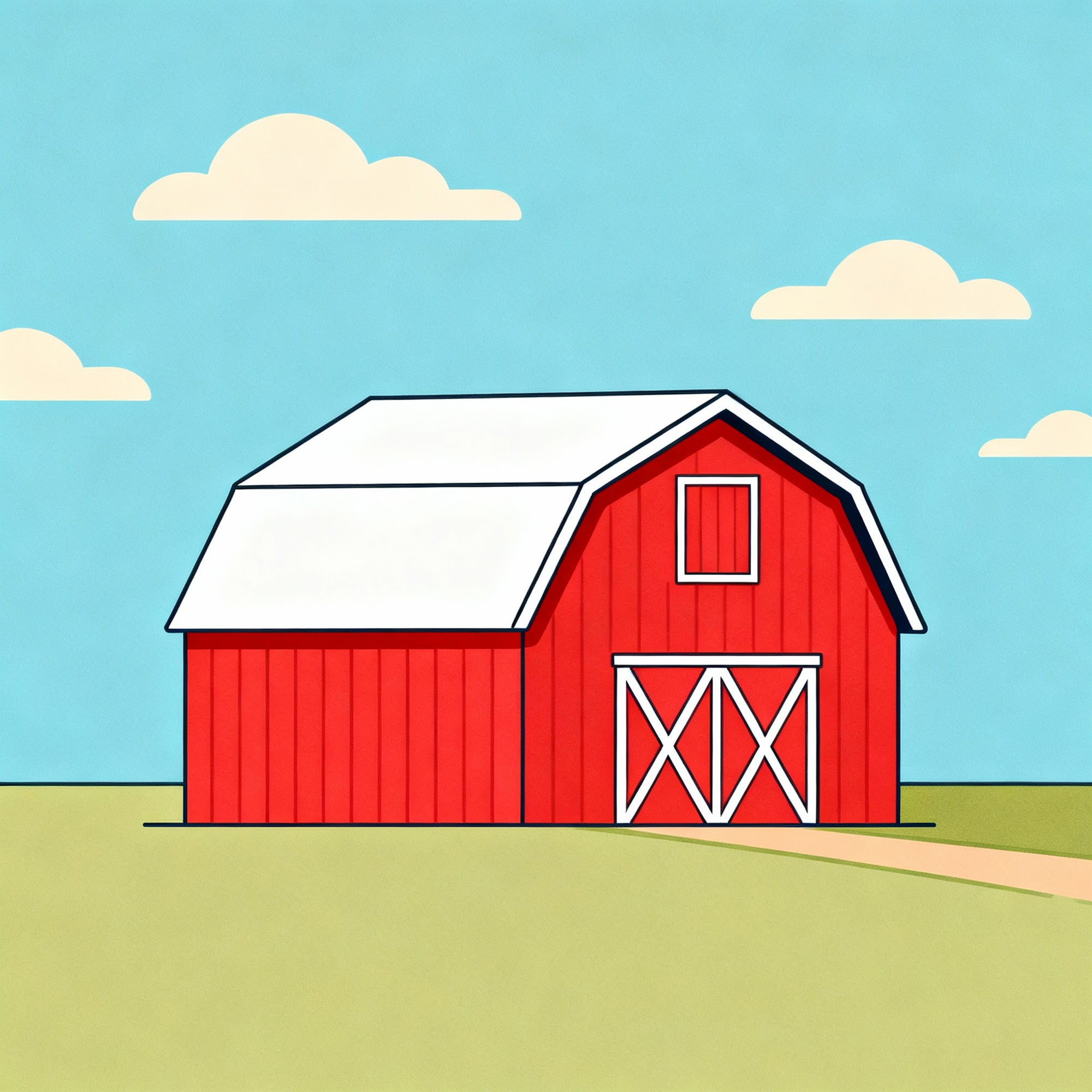 Easy Barn Drawings - Create Simple Barn Art With AI