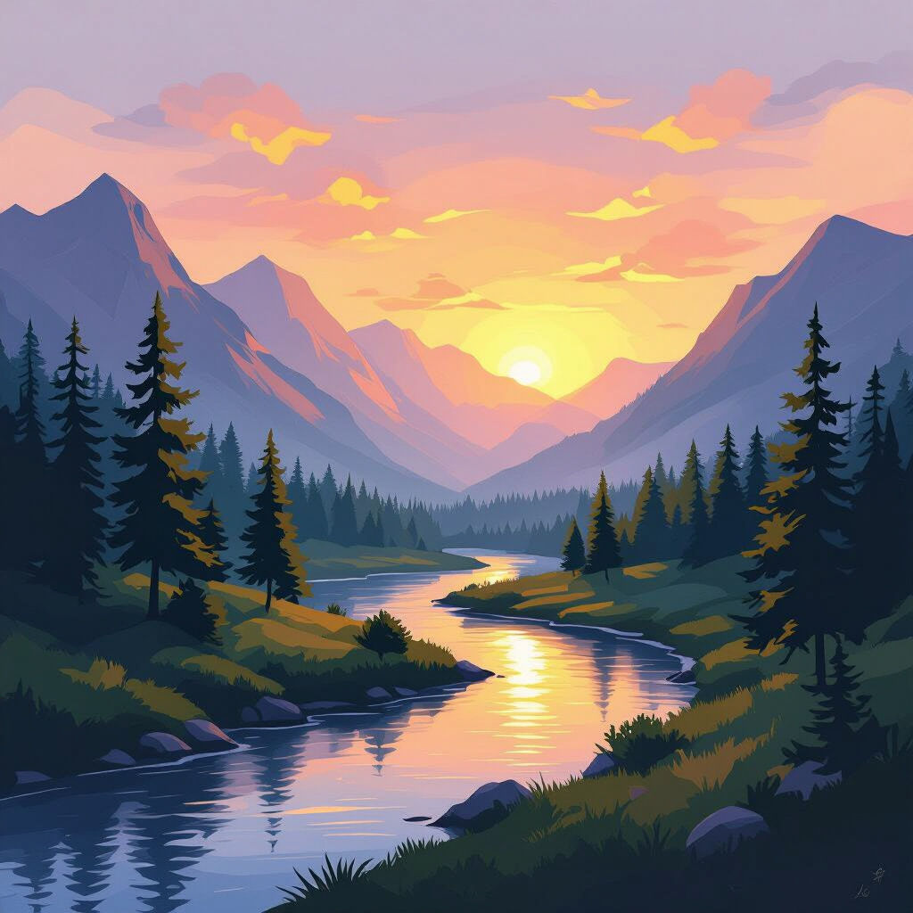 AI Landscape Drawings - Create Your Own Nature Scenes