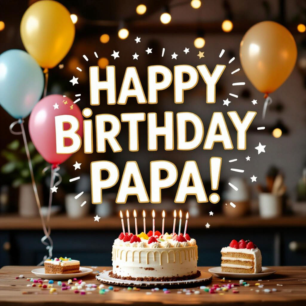 Happy Birthday Papa Images - Create Unique Birthday Greetings