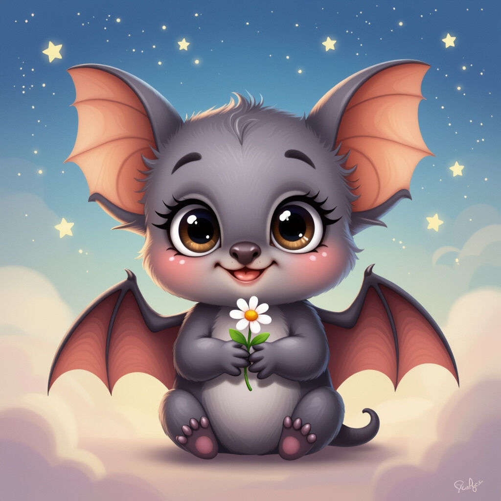 Cute Bat Pictures - Create Adorable Bat Art With AI