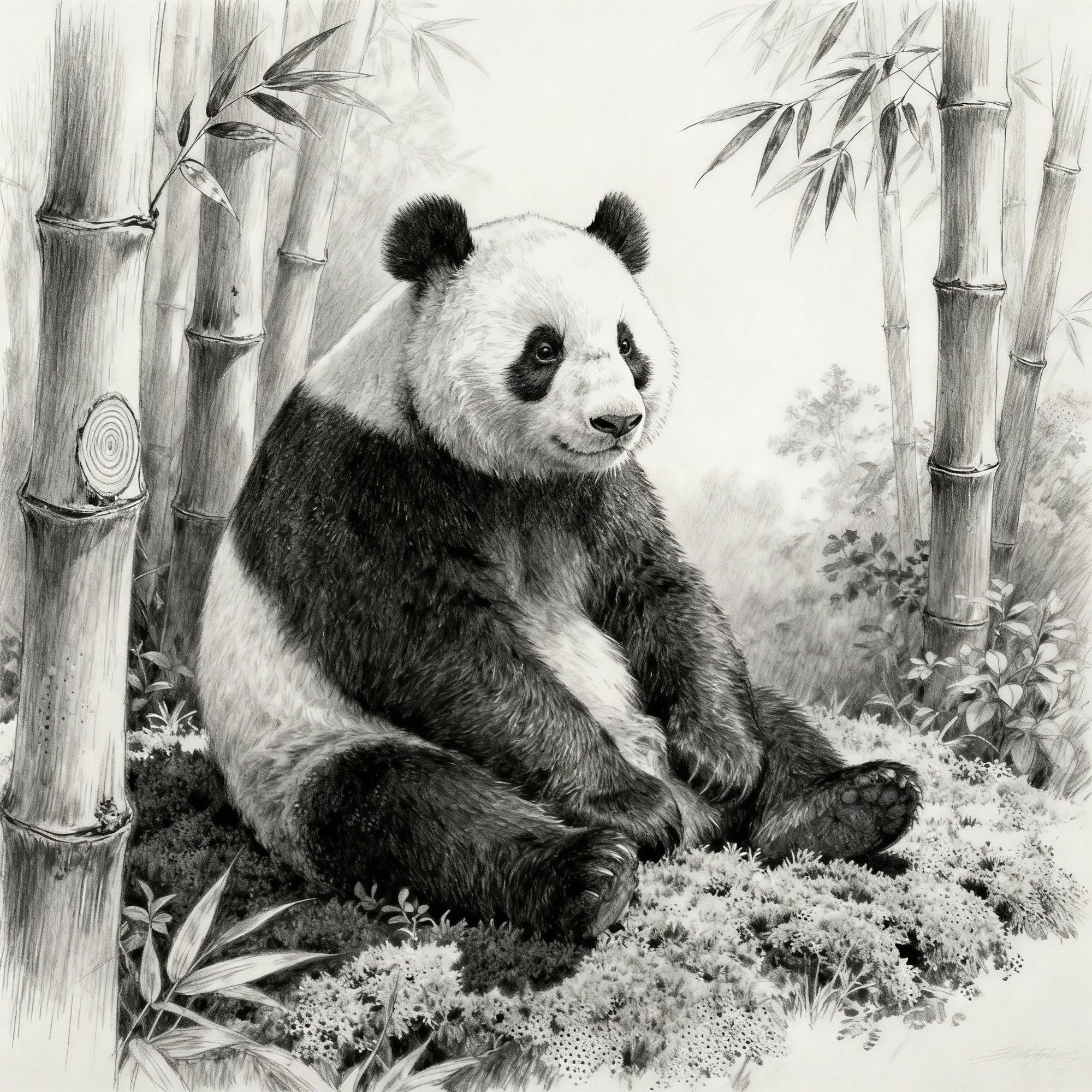 Realistic Panda Drawings - Create Your Own AI Art