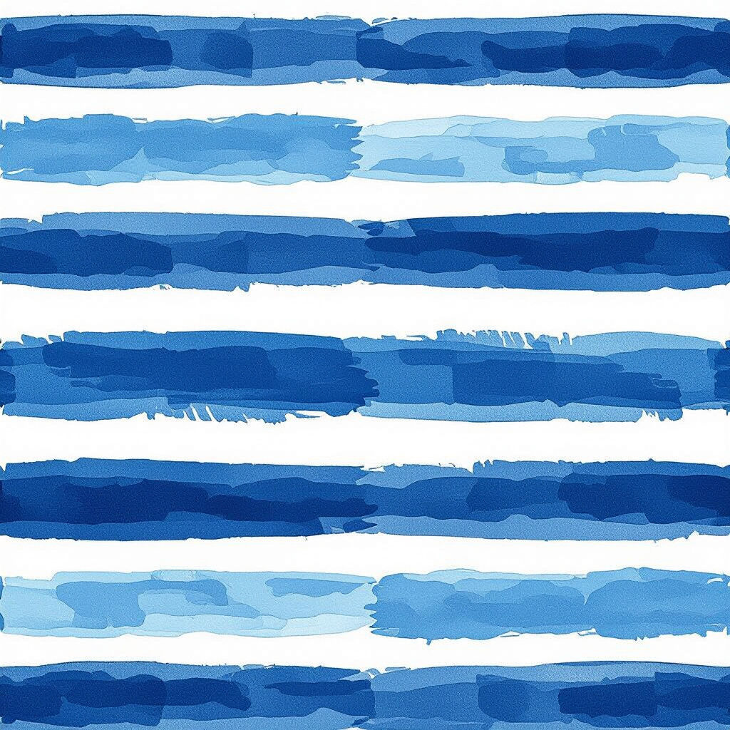Blue Striped Wallpaper - AI Generated Designs