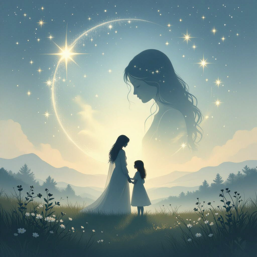 Happy Heavenly Birthday Sister Images - AI Generated Wishes