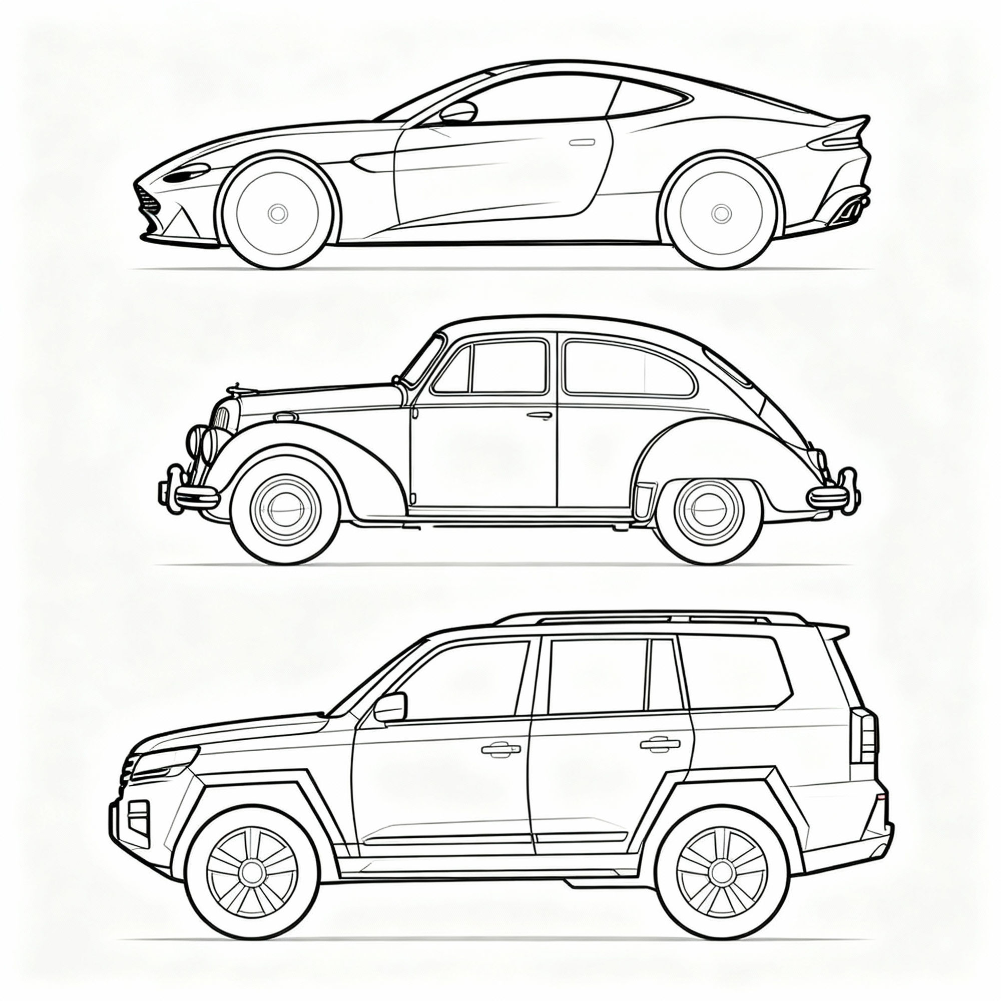 Easy Car Drawings - AI Art Generator | Nightcafe