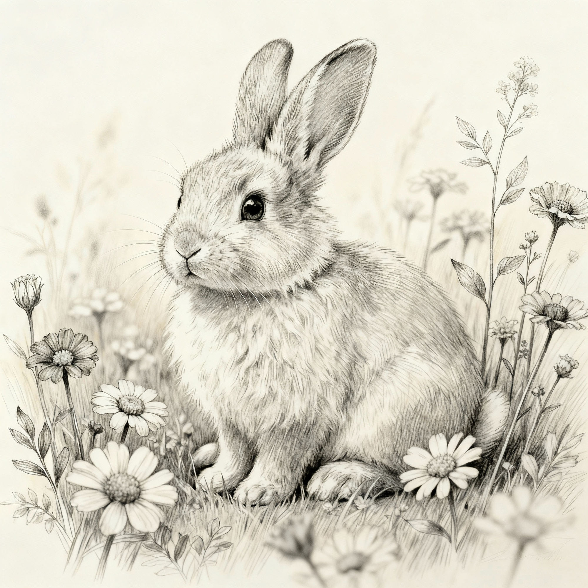 AI Generated Drawings Of Rabbits | Create Your Own