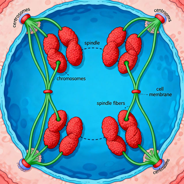 Anaphase Drawing - AI Generated Art