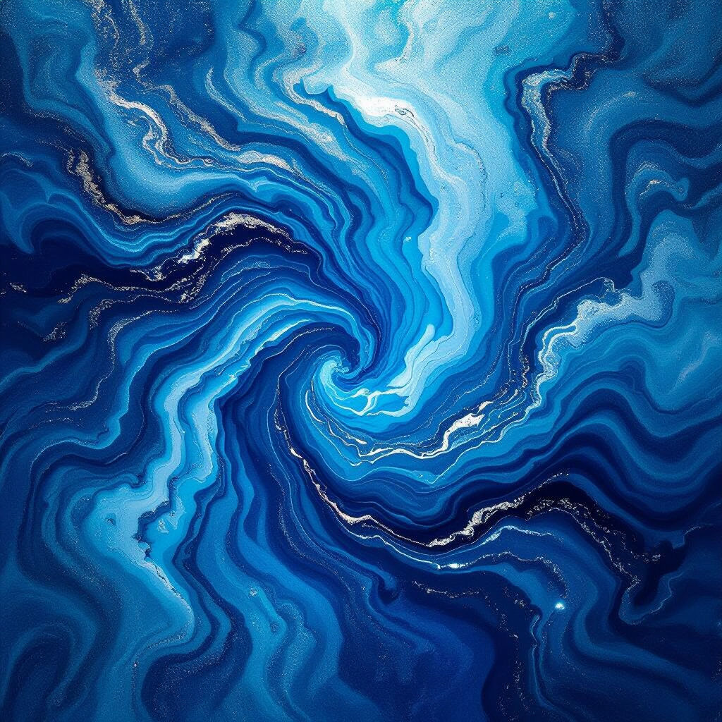 Blue Background Wallpaper - AI Generated