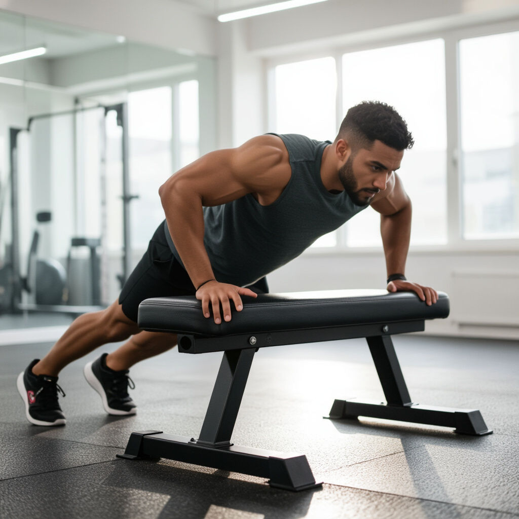 Incline Push-up Exercise Images - AI Generated