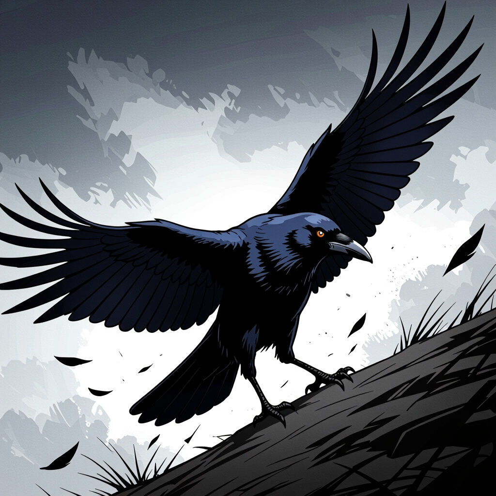 Crows Manga Art Style - AI Generated Art