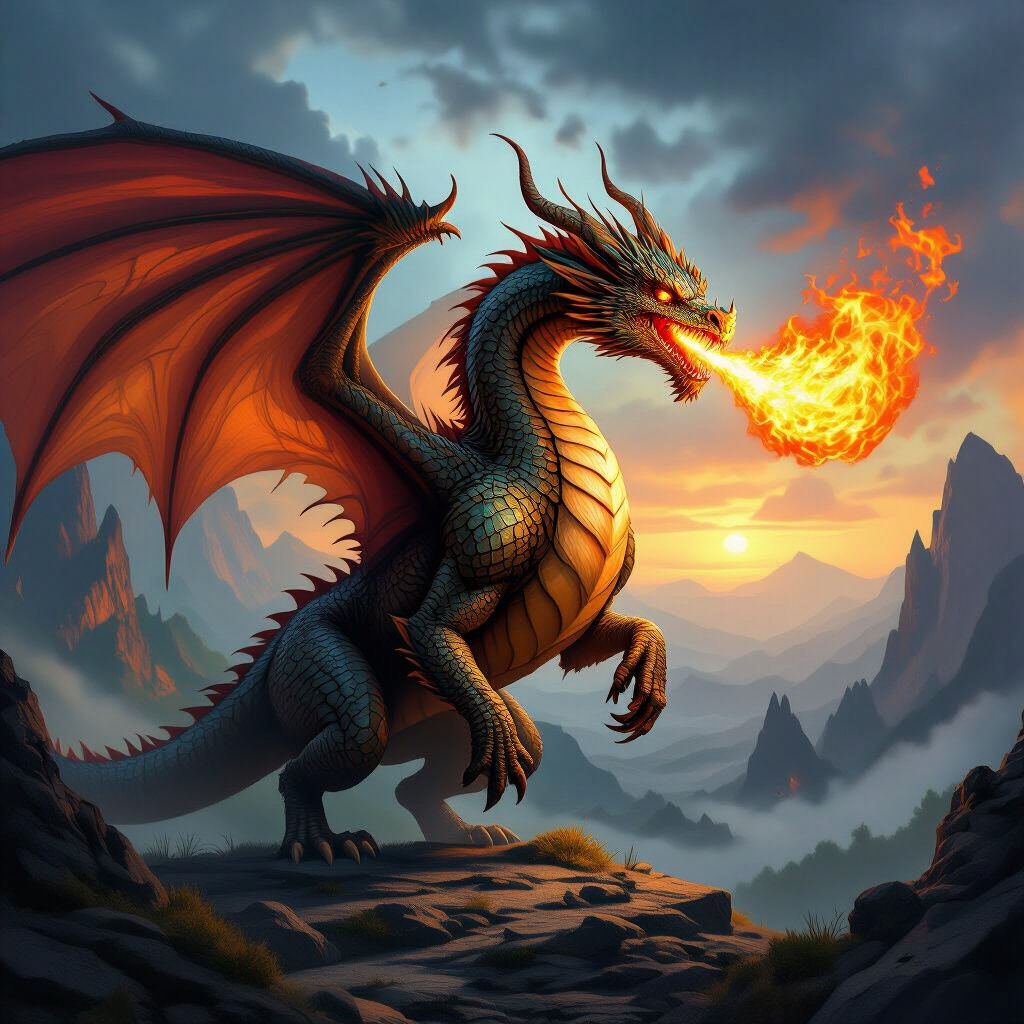 Dragon Drawing Reference - AI Art Gallery