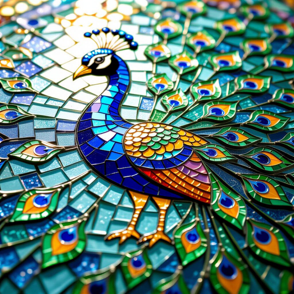 Mosaic Glass Art Gallery - AI Generated Creations