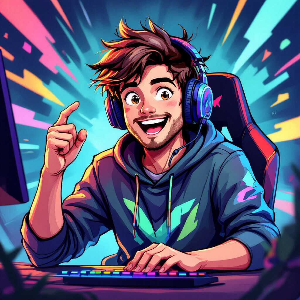 Streamer Sketch Art - AI Generated Designs