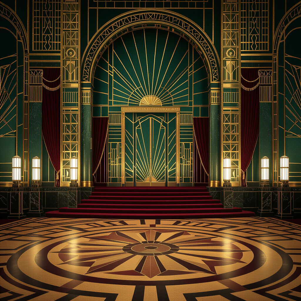 Art Deco Color Palette - AI Generated Inspiration