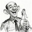 Funny Police Sketch Art - AI Generated