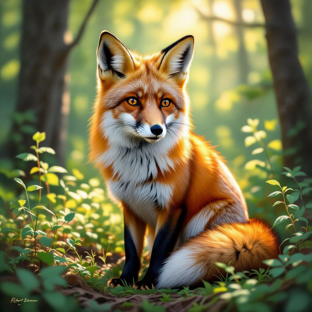 Realistic Fox Drawings - AI Art Gallery | Nightcafe