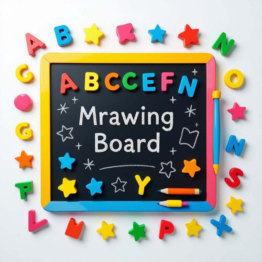 Magnetic Drawing Board Art - AI Generated Creations