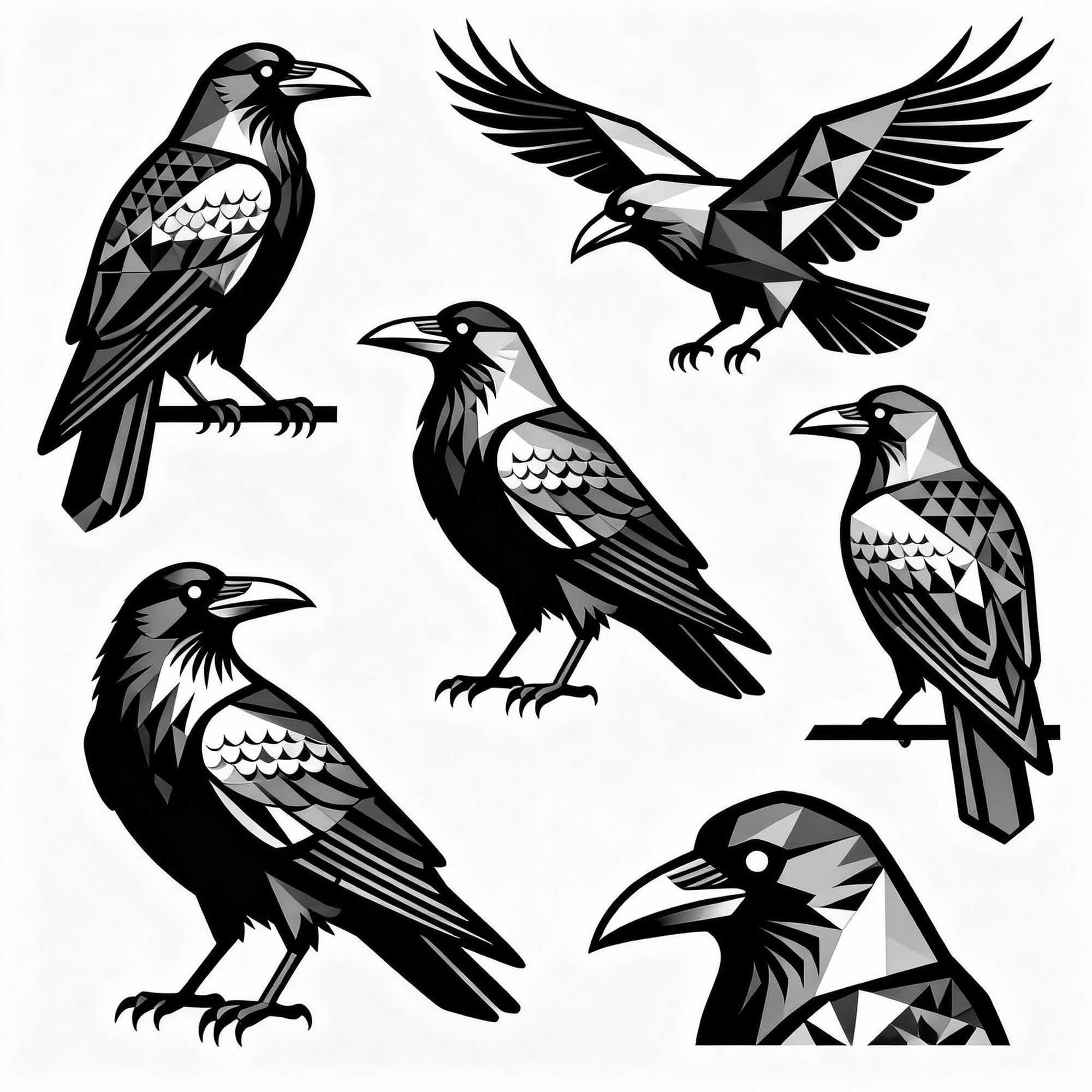Crow Clip Art - Create Unique Illustrations With AI