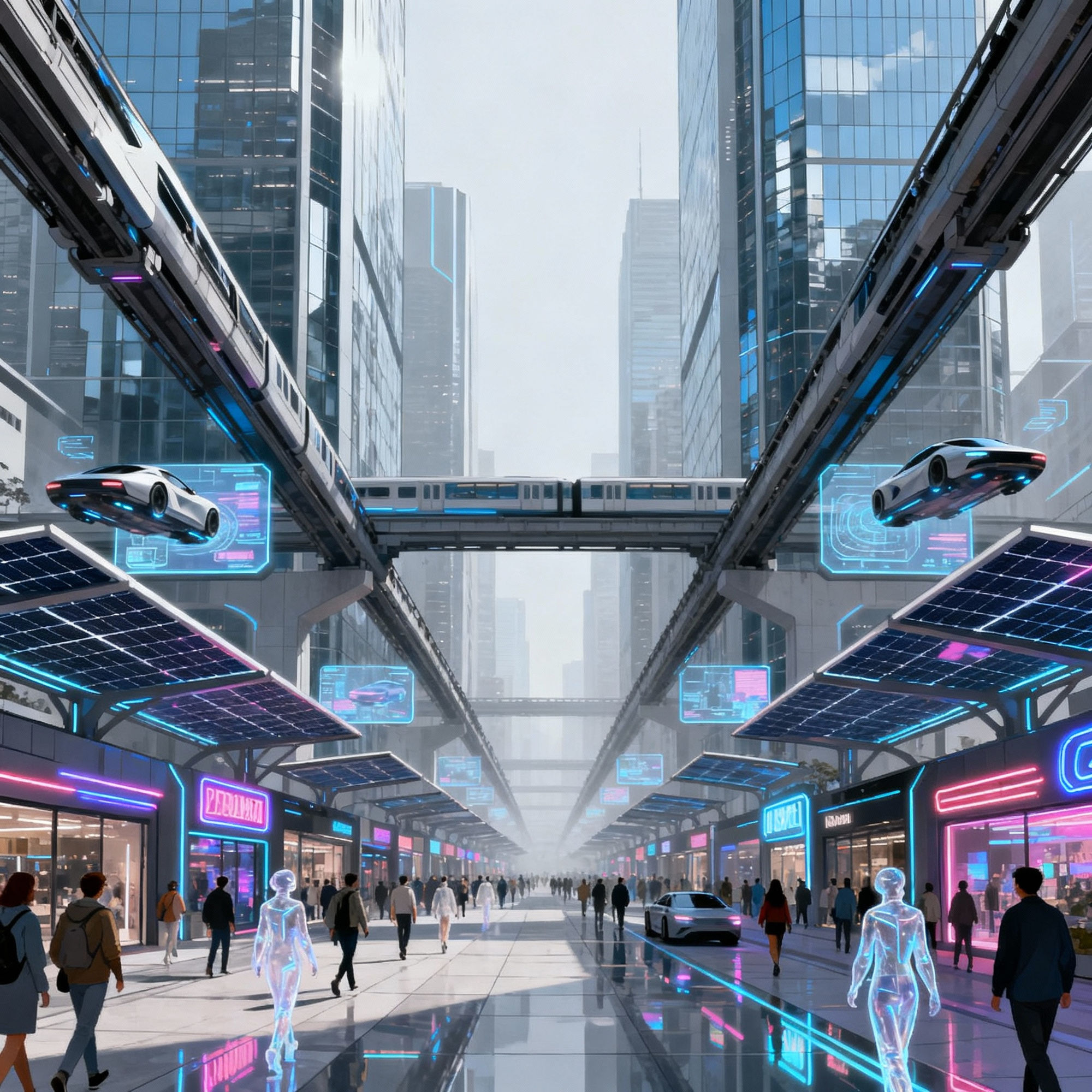 One Point Perspective City Drawings - Create AI Art