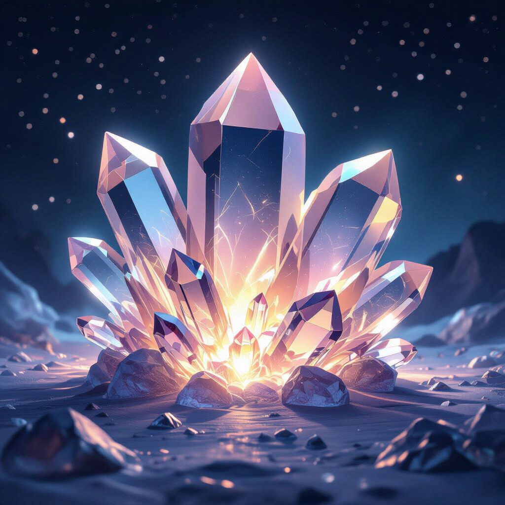 Crystal Wallpaper - AI Generated Art