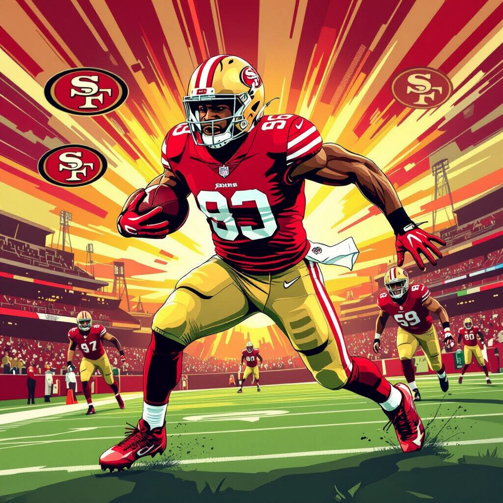 Cool 49ers Pictures - AI Generated Fan Art