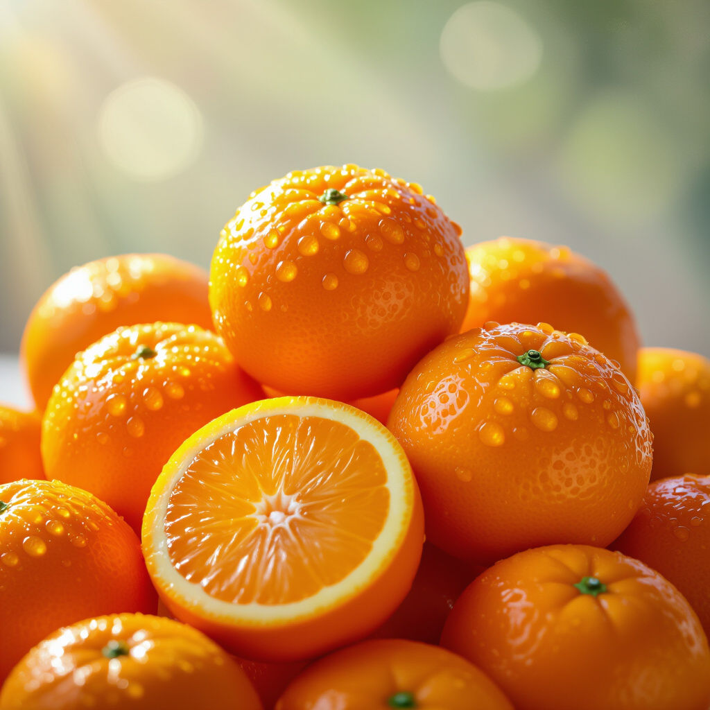 Oranges Wallpaper - Vibrant AI Generated Designs