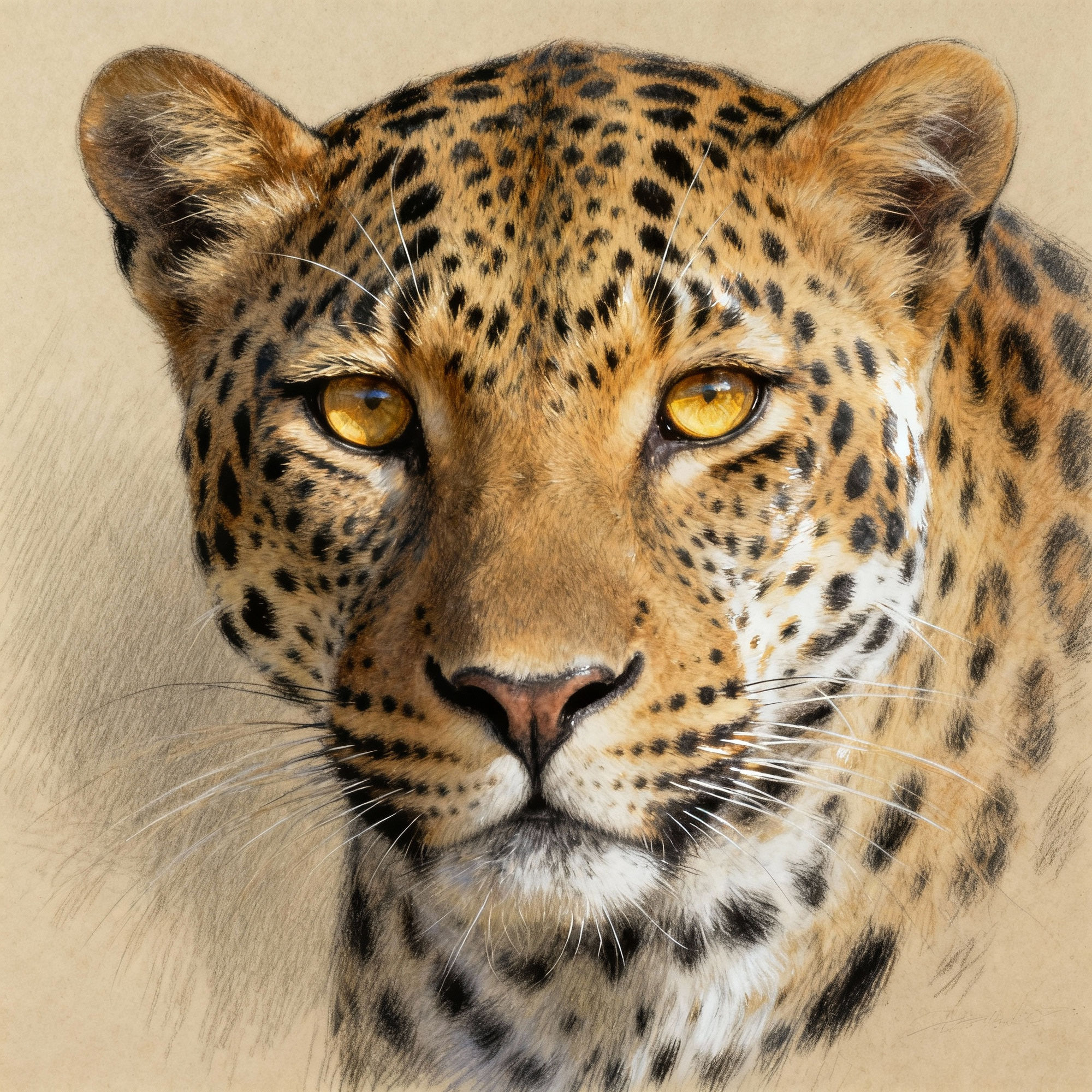 Leopard Drawings - AI Generated Art Gallery