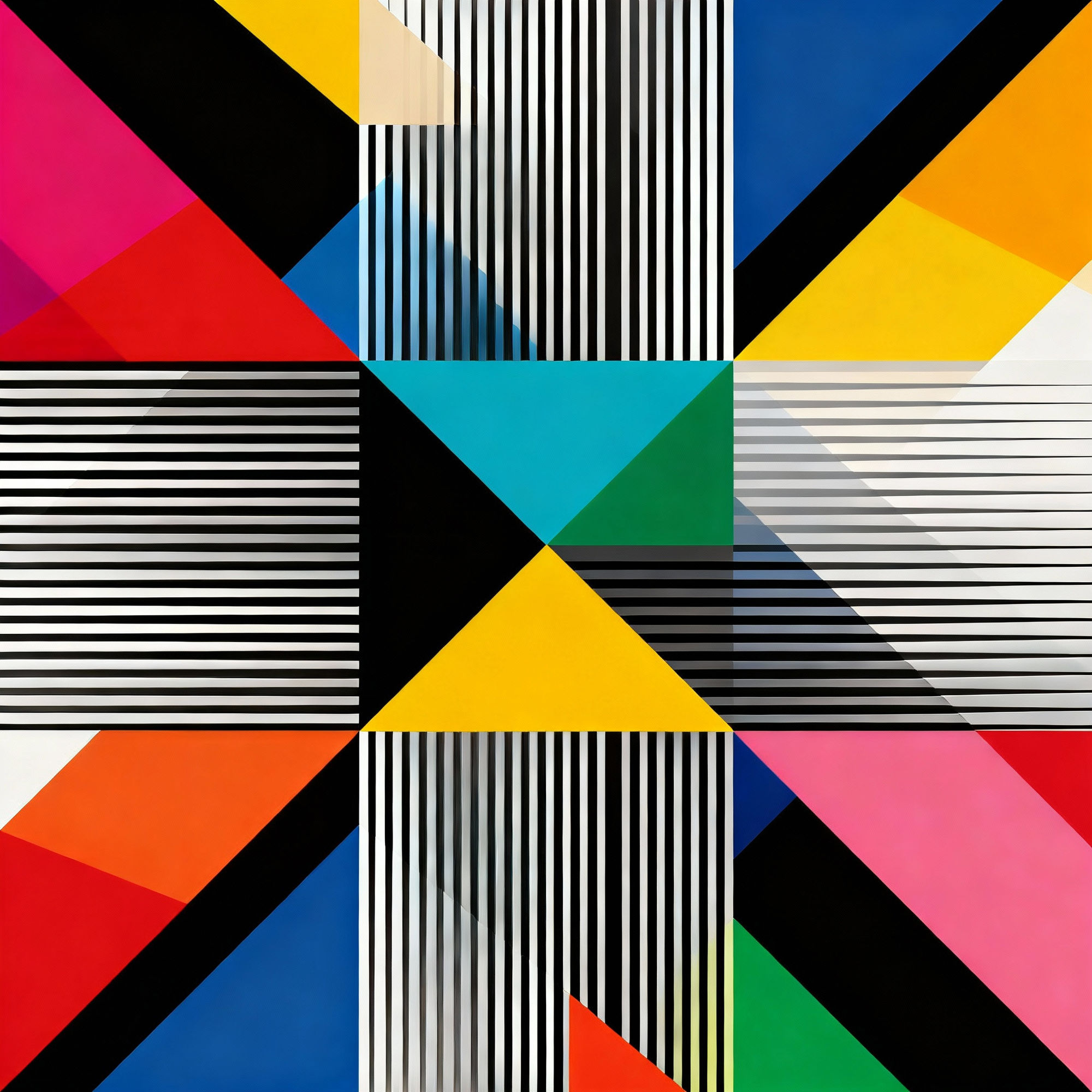 Geometric Art Style - AI Generated Art