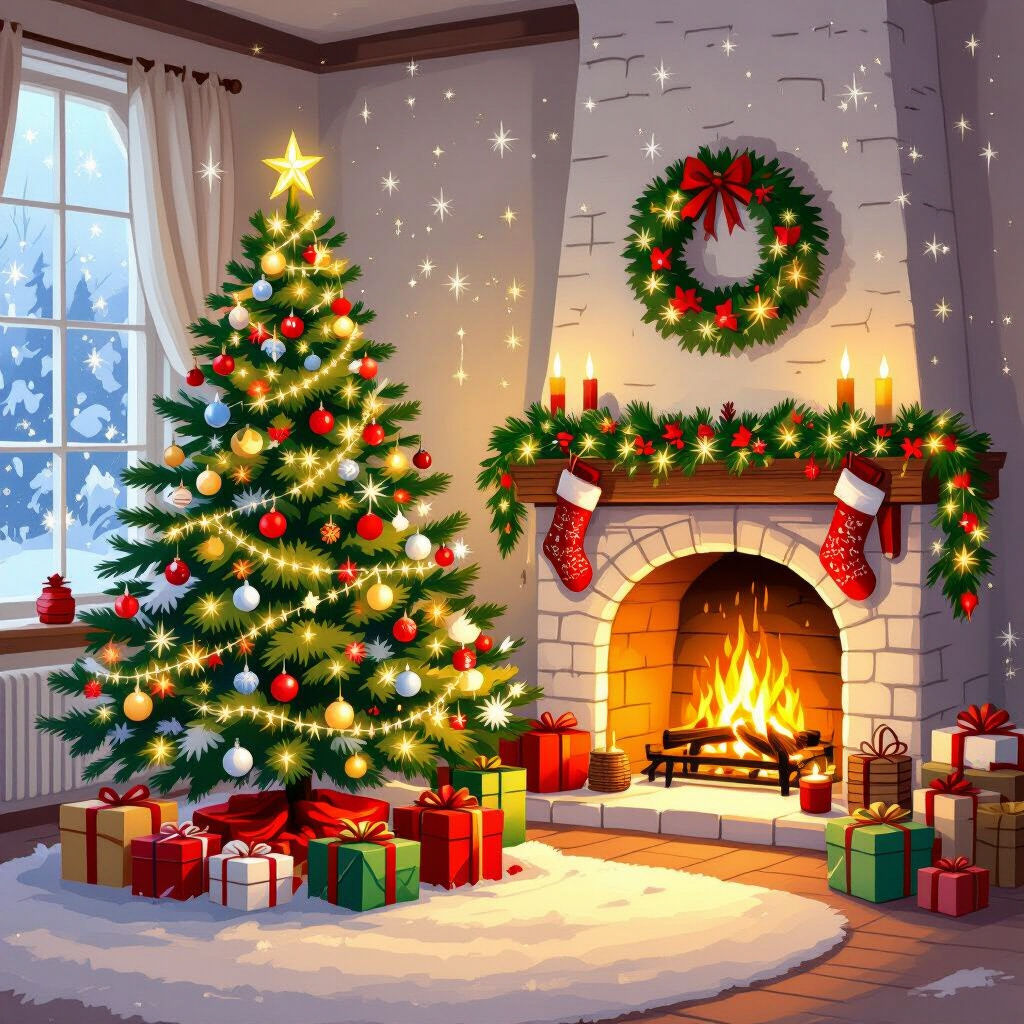 Merry Christmas Images - AI Generated Art