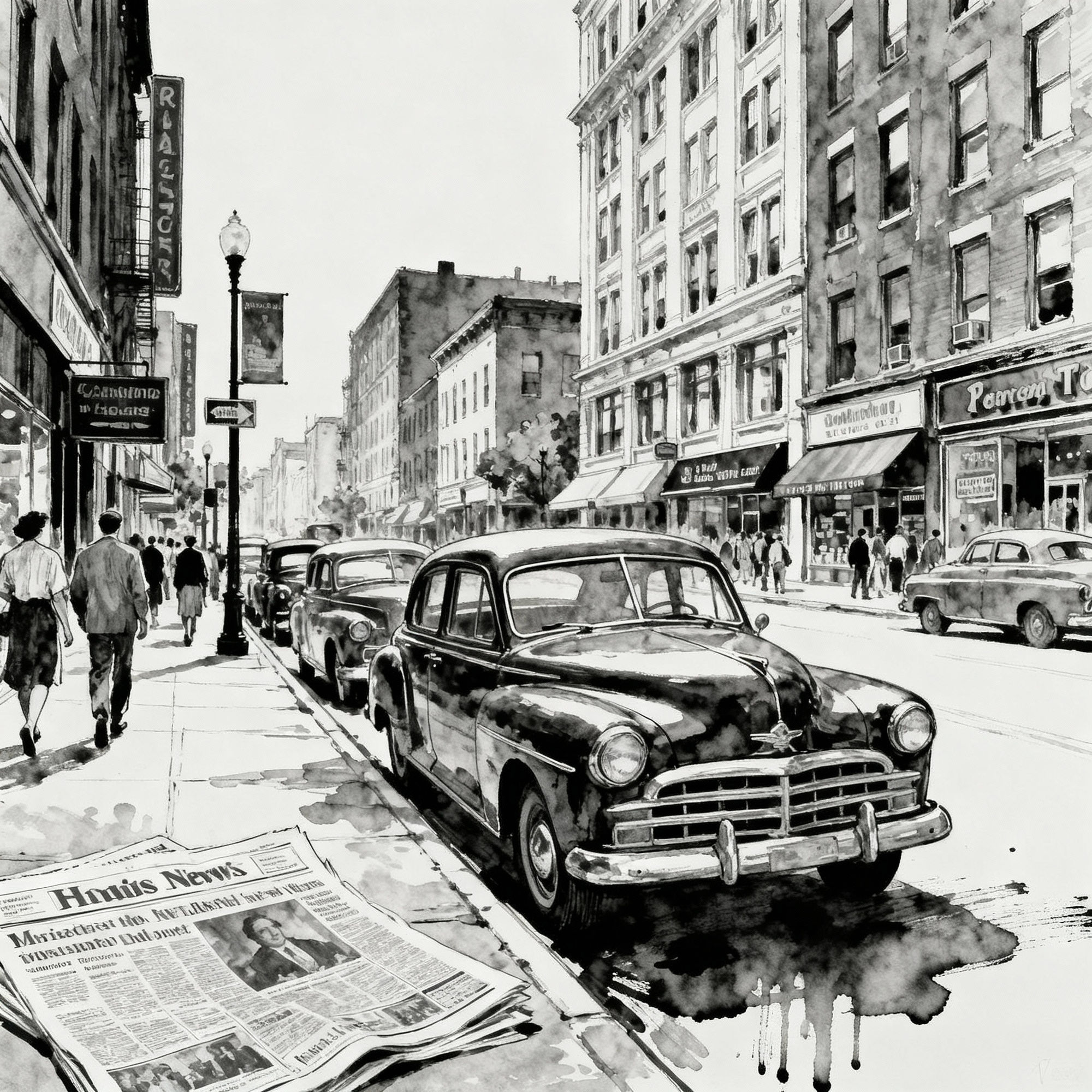 AI Newspaper Drawings - Create Unique Art