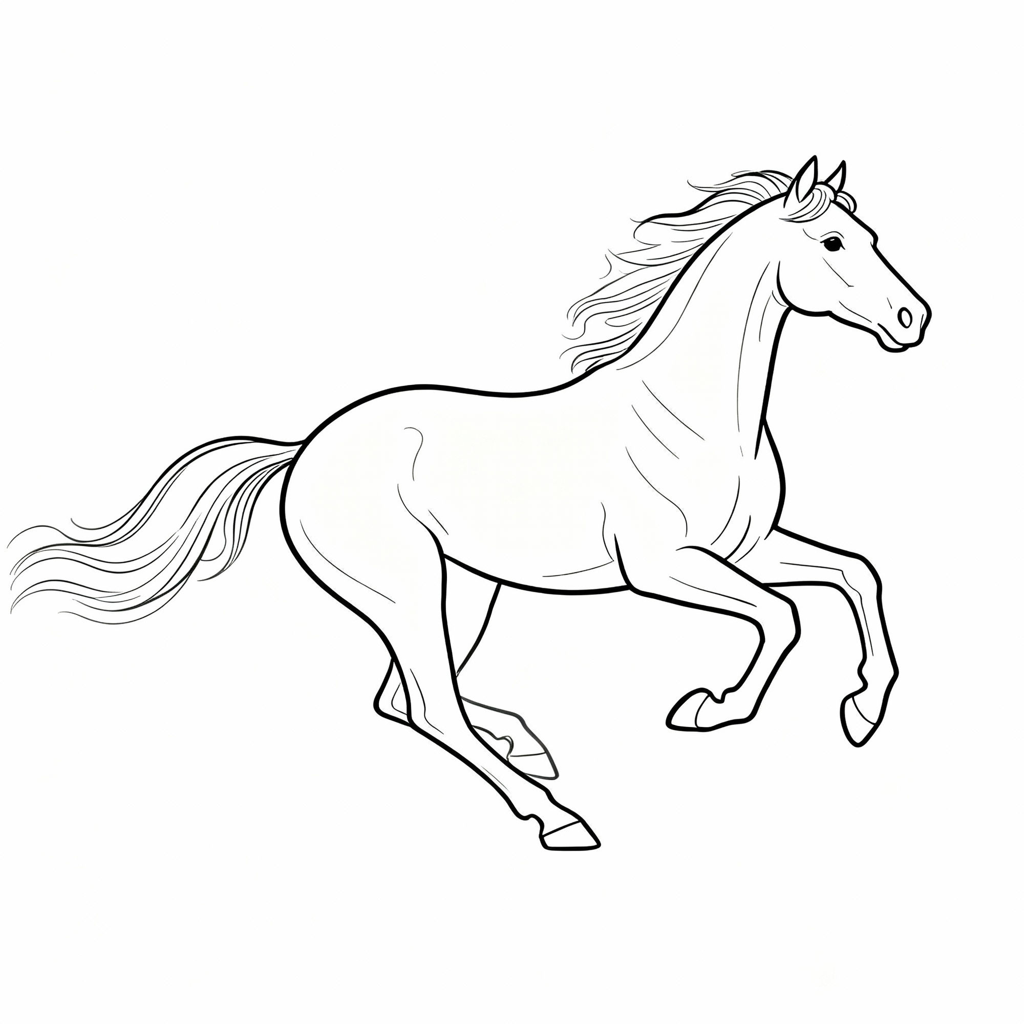 Easy Horse Drawings - AI Art Gallery