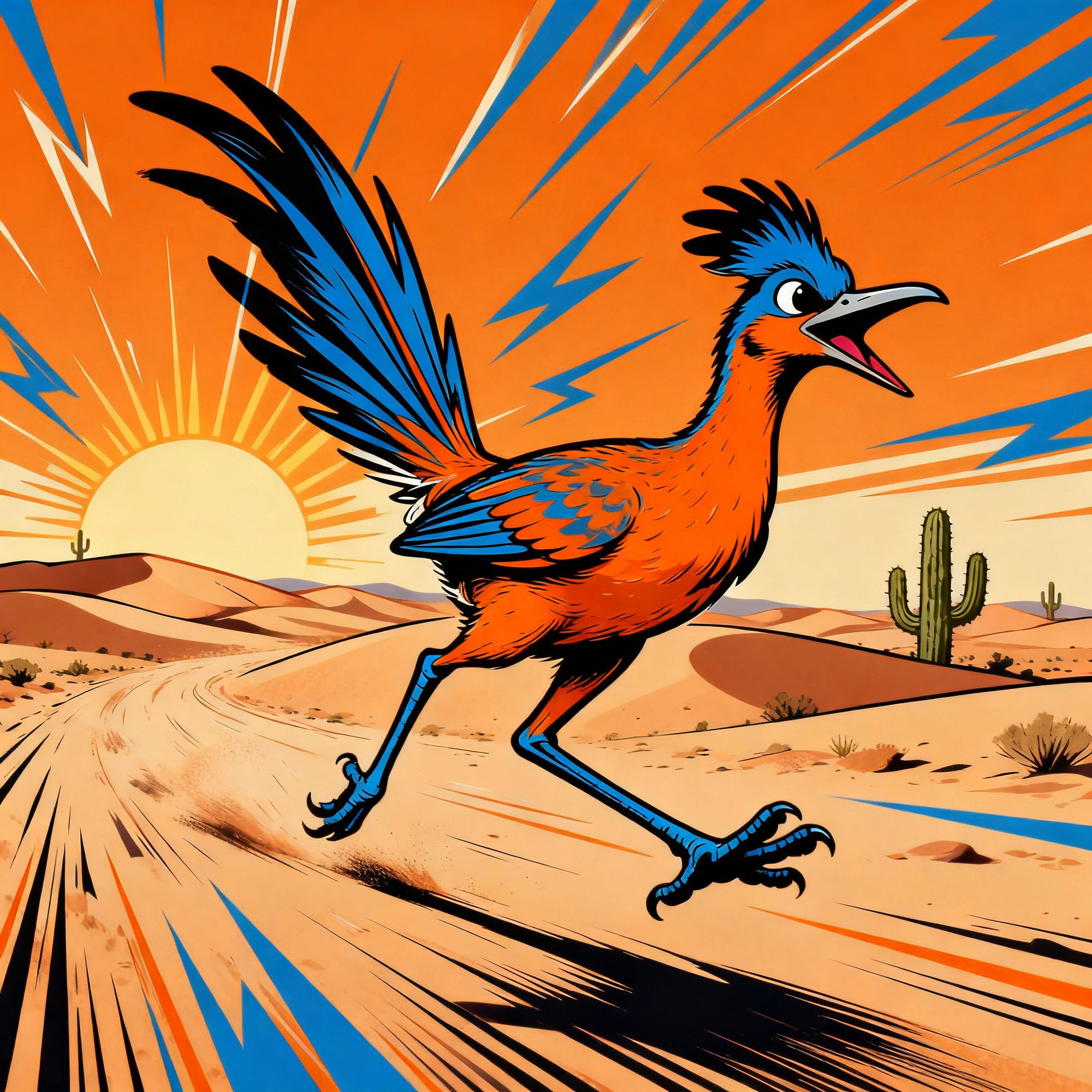 Road Runner Drawings - AI Art Generator