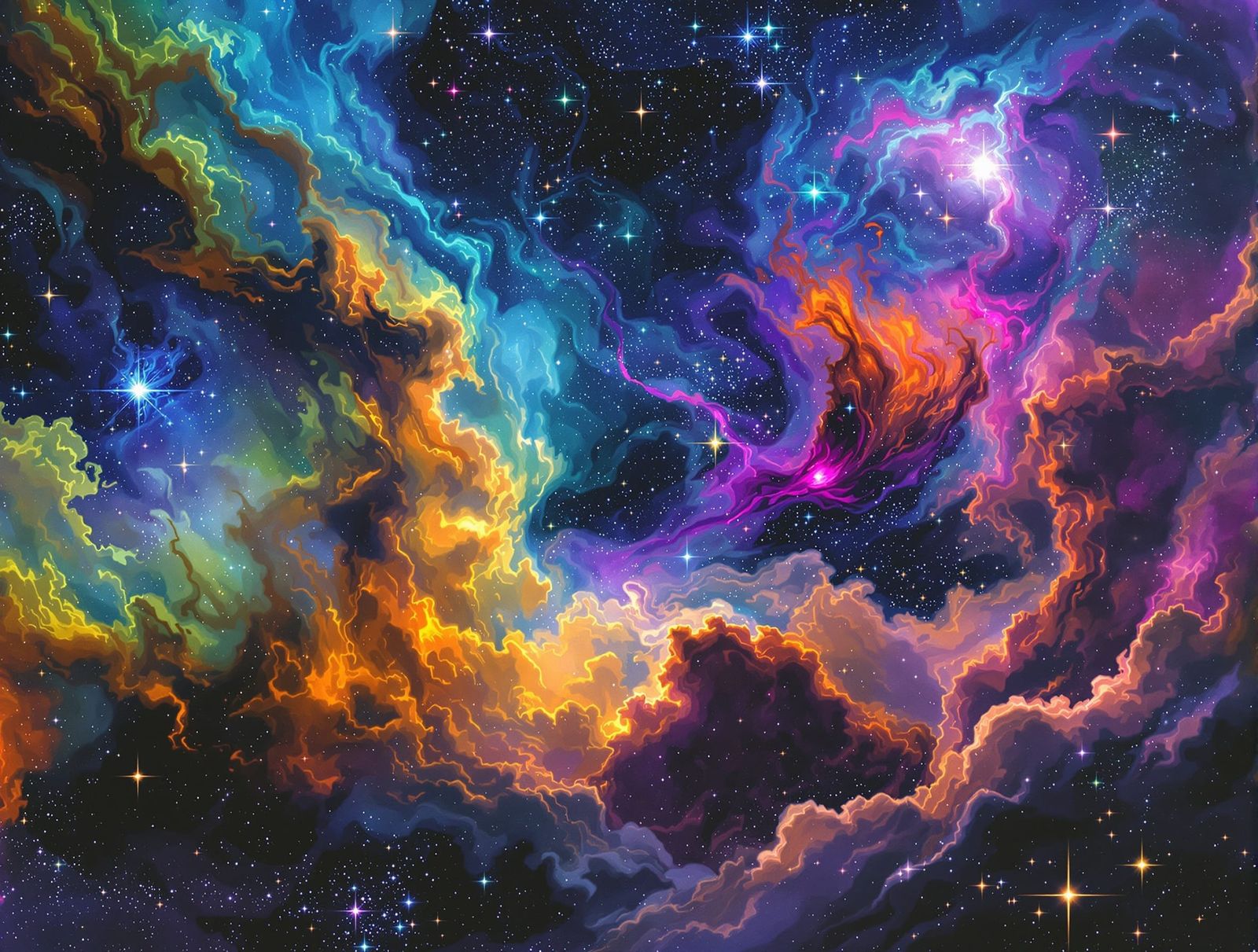 Cosmic Space Drawing Tutorials And Visuals