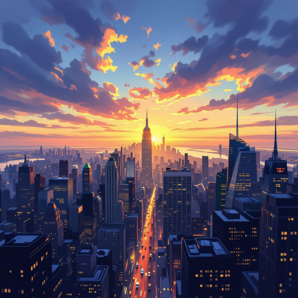 Perspective Drawing Examples - AI Generated Art