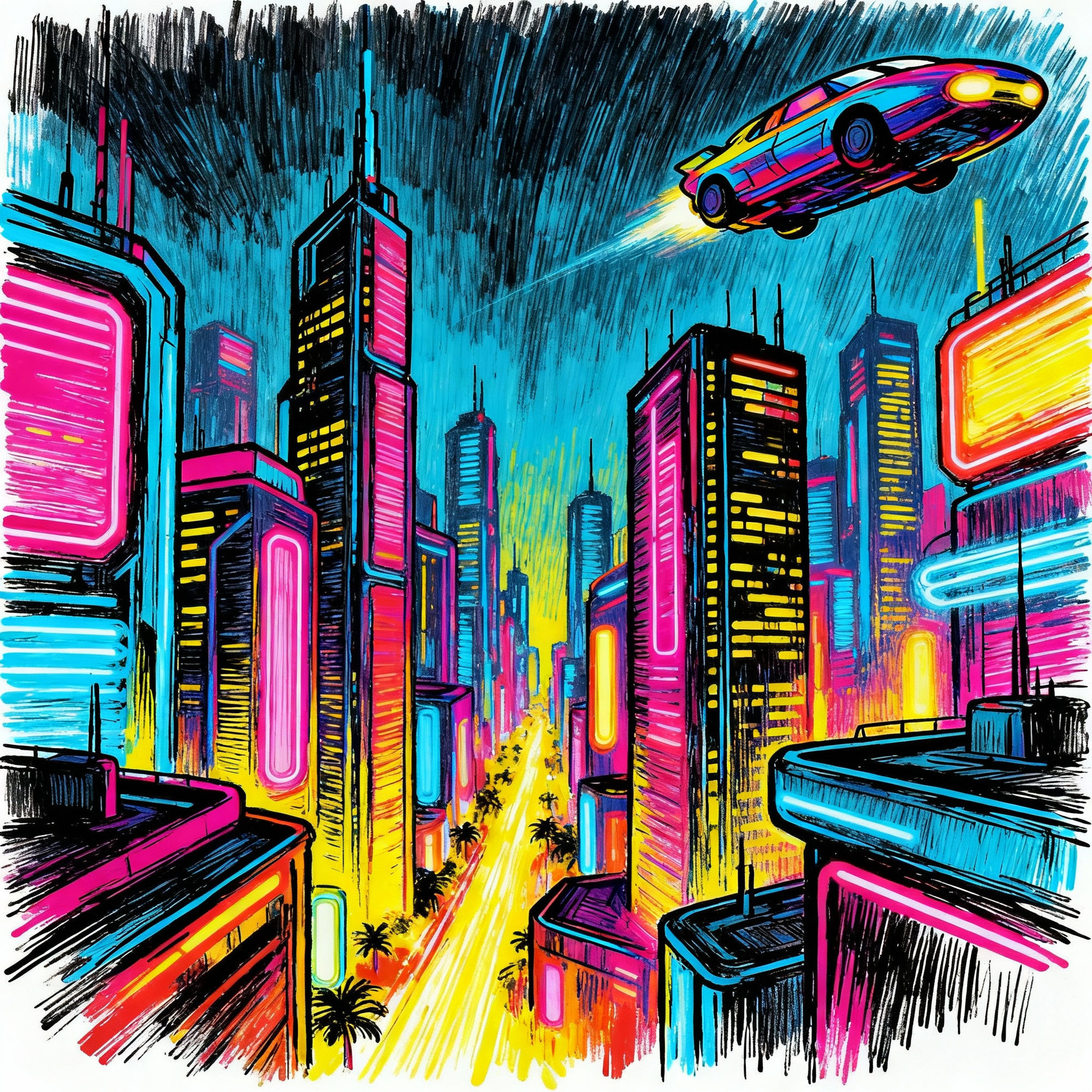 Markers For Drawing - AI Art Gallery | Nightcafe