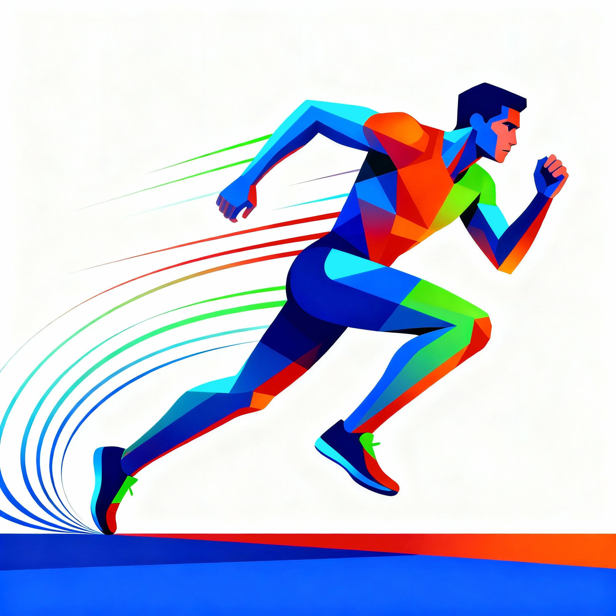 Runner Clip Art - AI Generated
