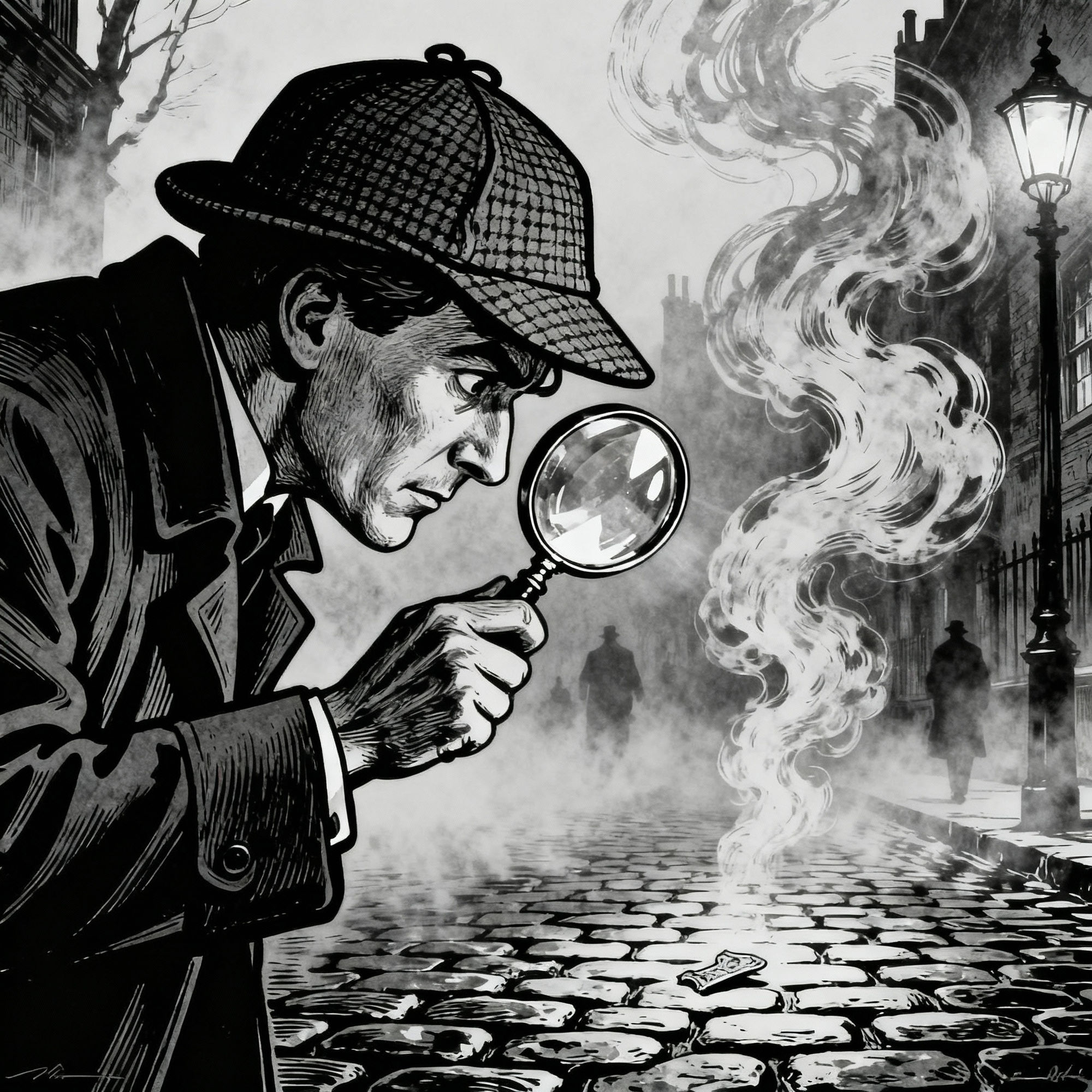 Sherlock Holmes Drawings - Create Your Own AI Art