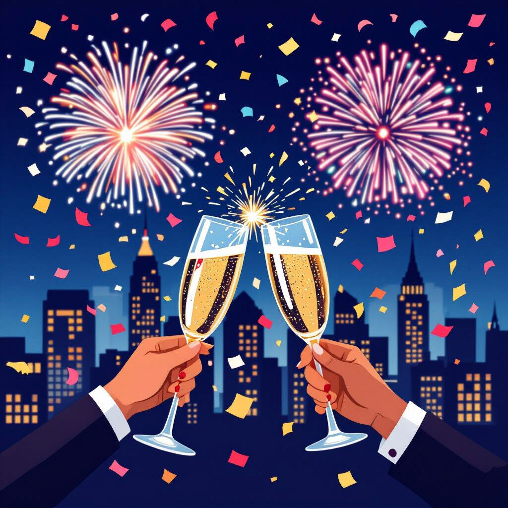 New Year Pictures - AI Art Generator | Nightcafe