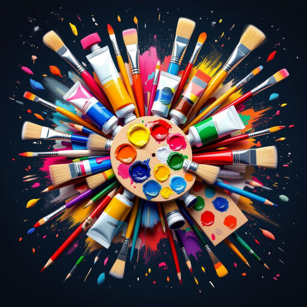 Bulk Art Supplies - AI Generated Art & Inspiration