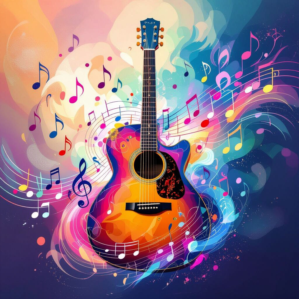 Guitar Pictures - Create Unique AI Art