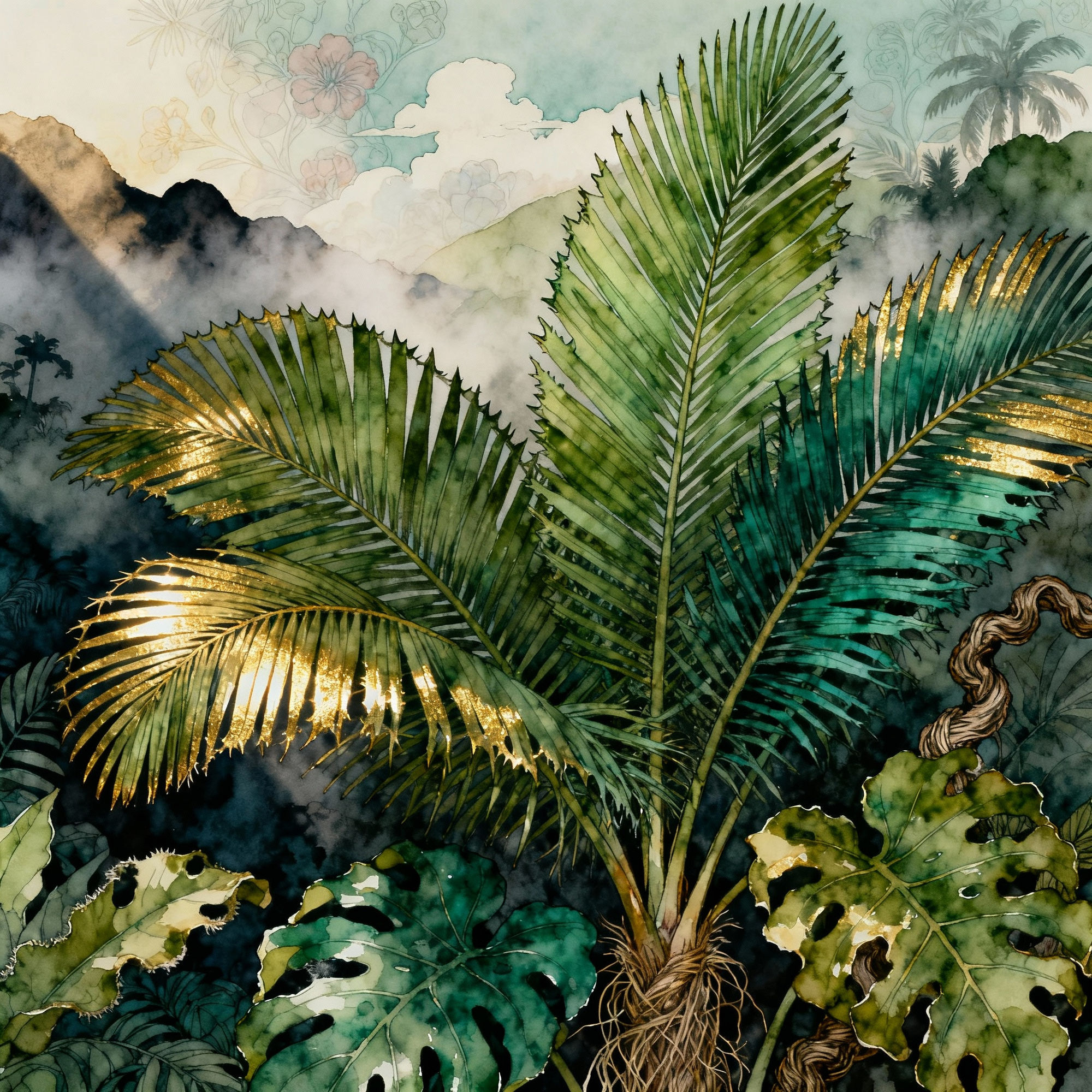 Palm Tree Leaves Drawings - Create Unique Art