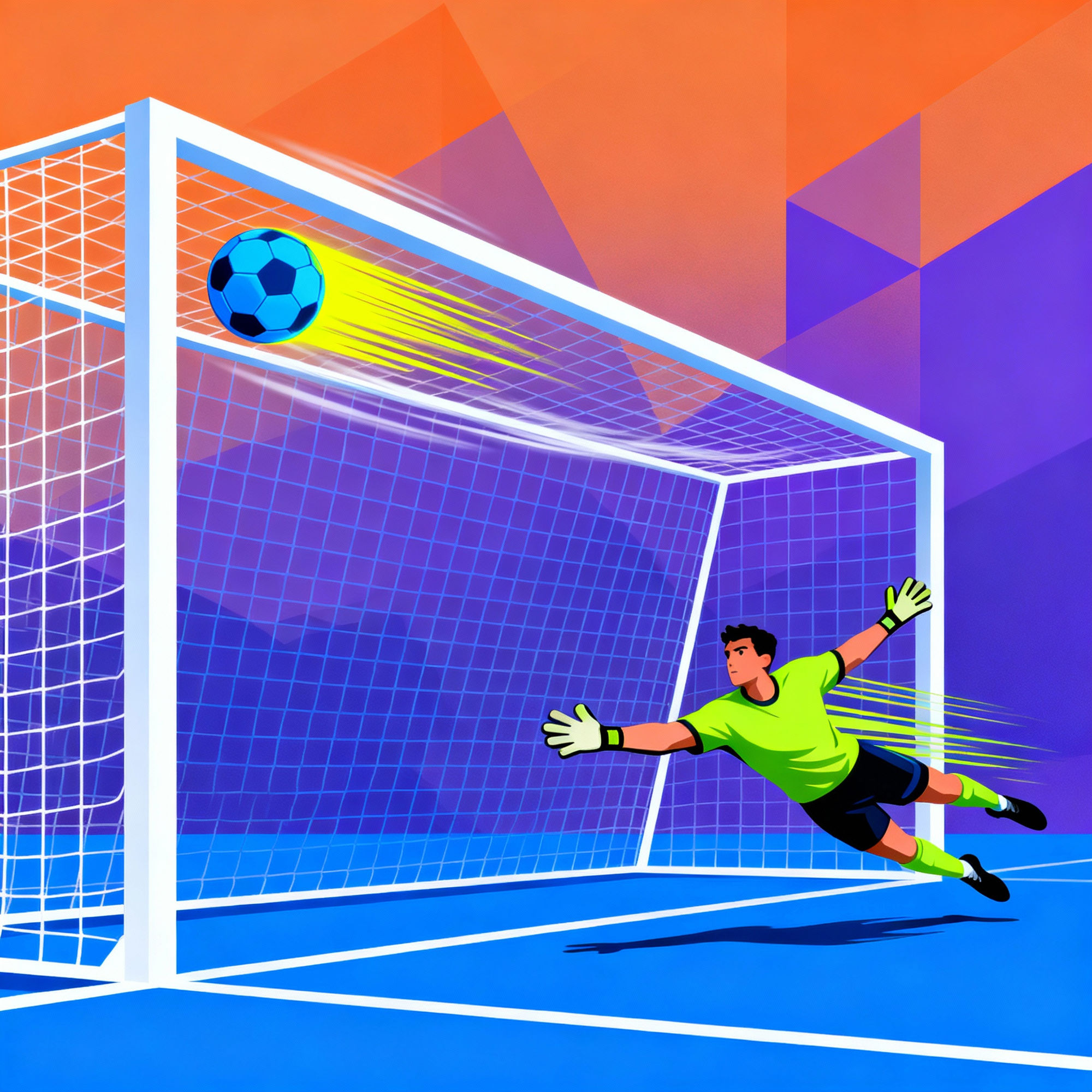 Soccer Goal Drawings - AI Art Generator