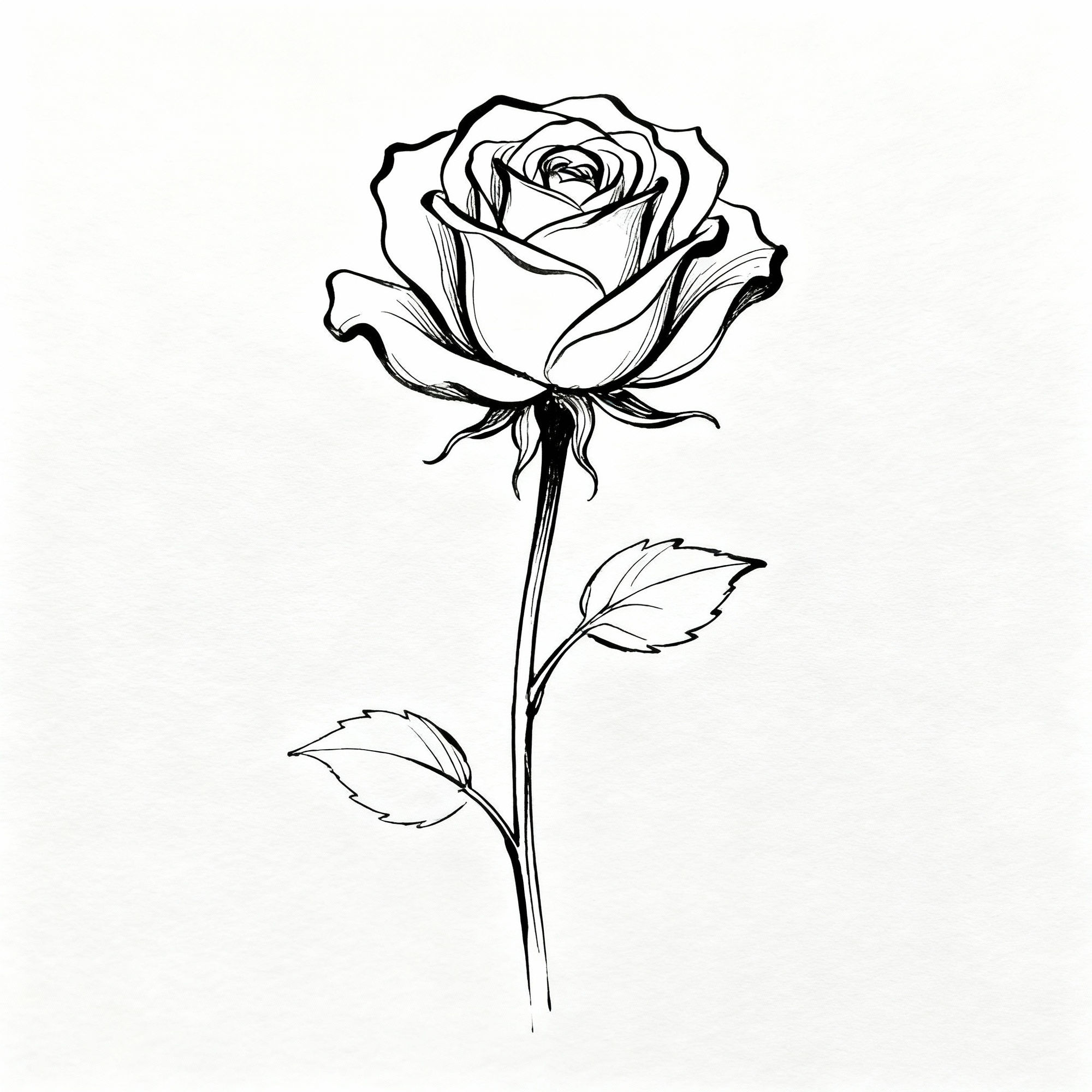 Simple Flower Drawings - AI Generated Art
