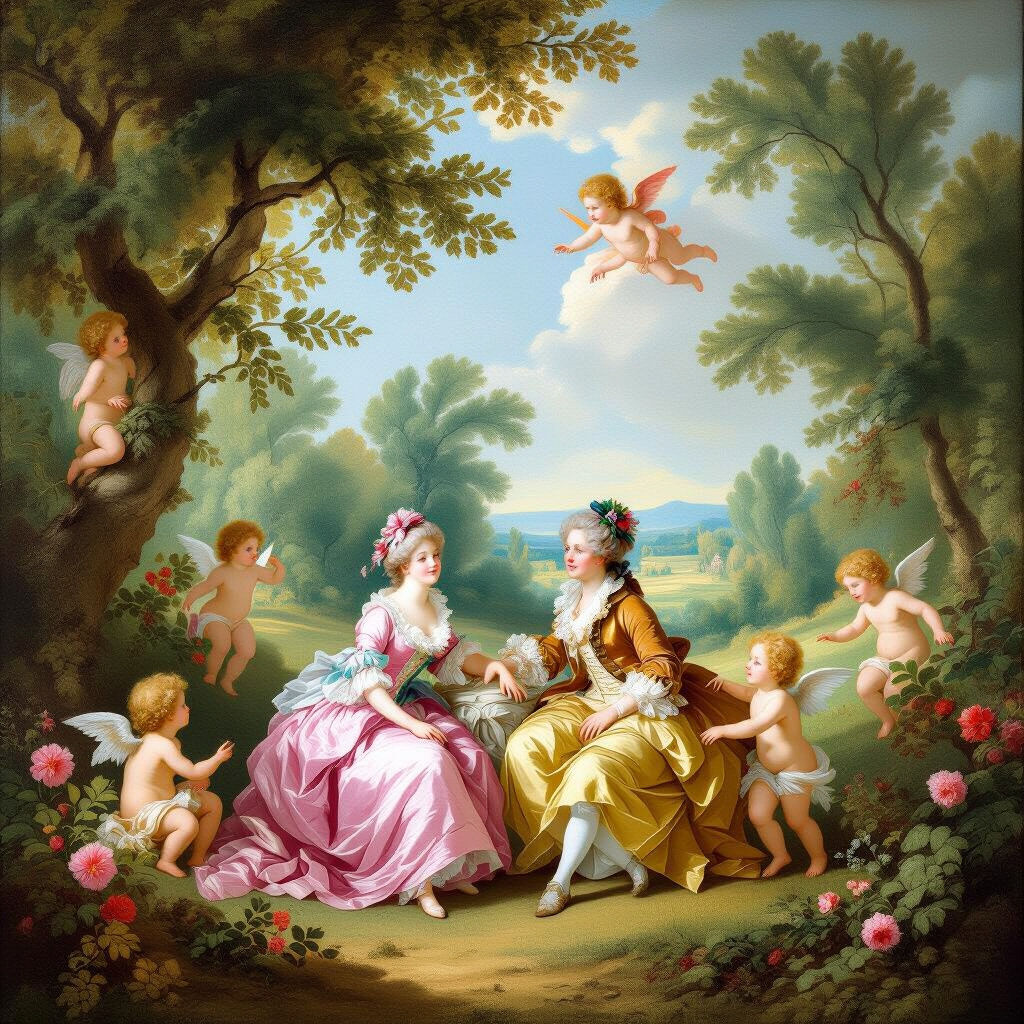 18th Century Art Gallery - AI Creations