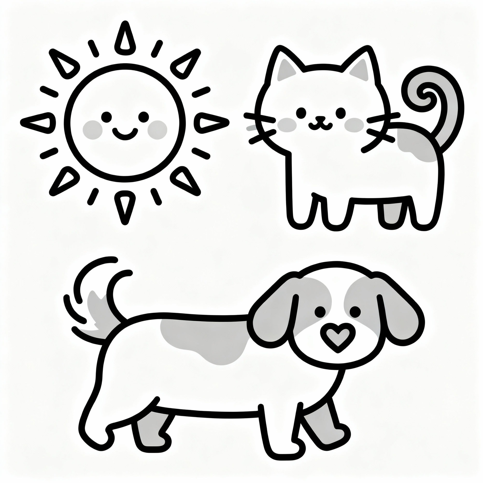 Simple Drawings For Kids To Copy - Easy AI Art