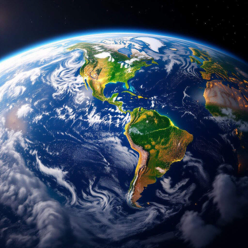 Earth Satellite Images - Create Stunning Views With AI