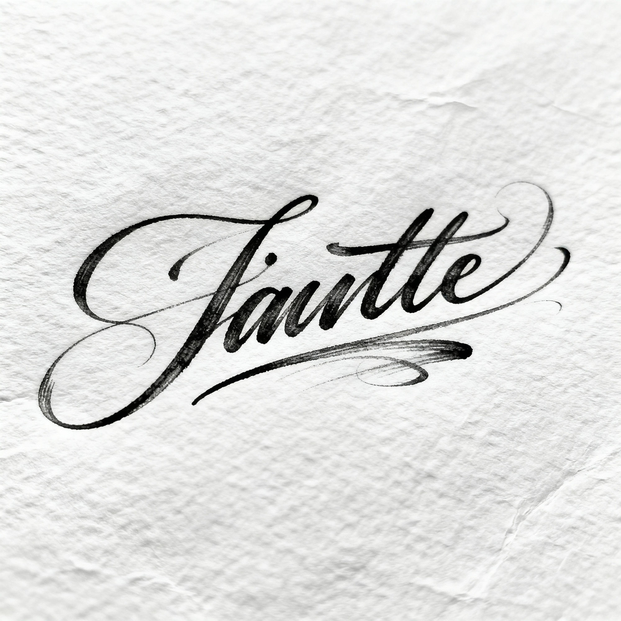 Signature Drawing Art - AI Generated & Customizable