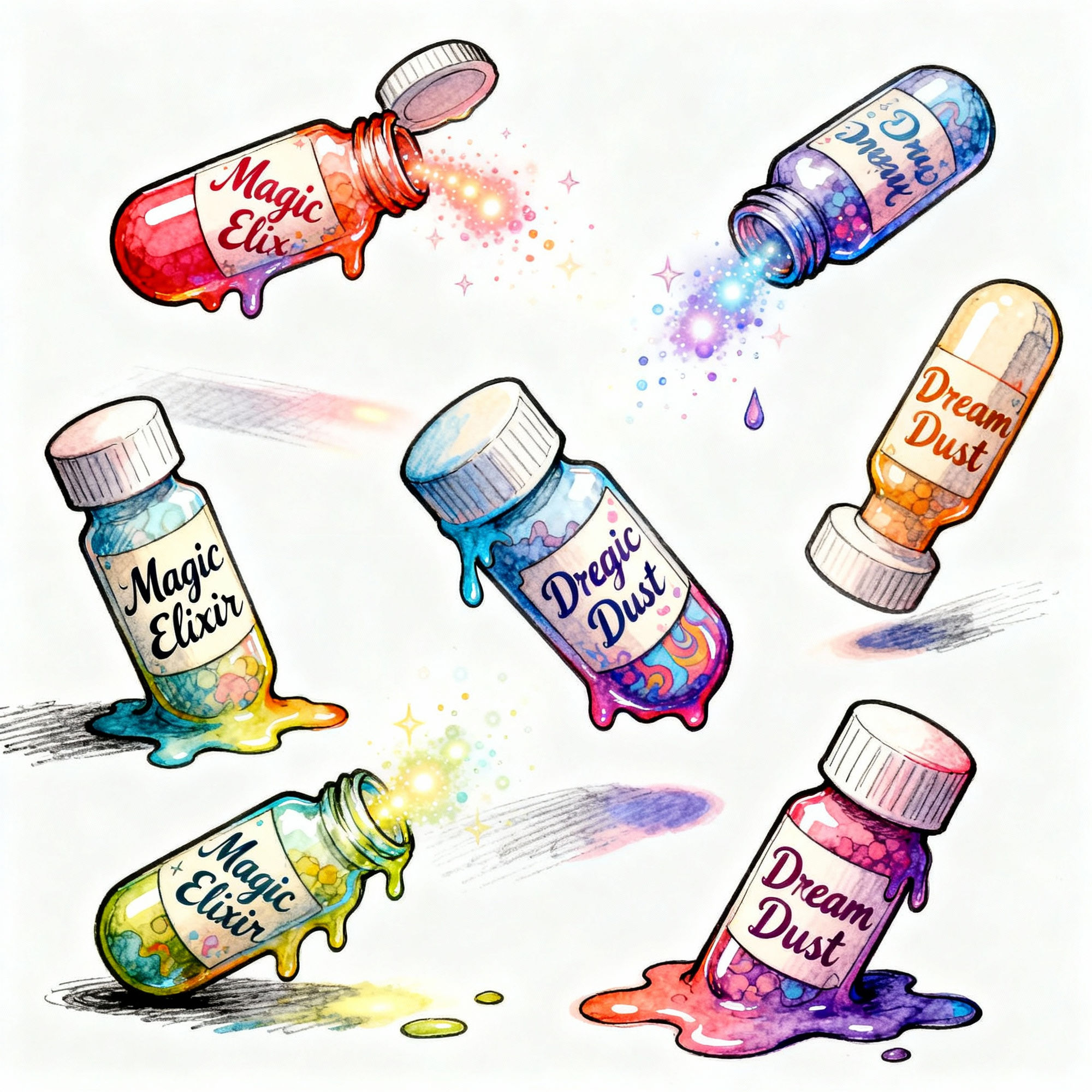 Pill Bottle Drawings - AI Generated Art | Nightcafe