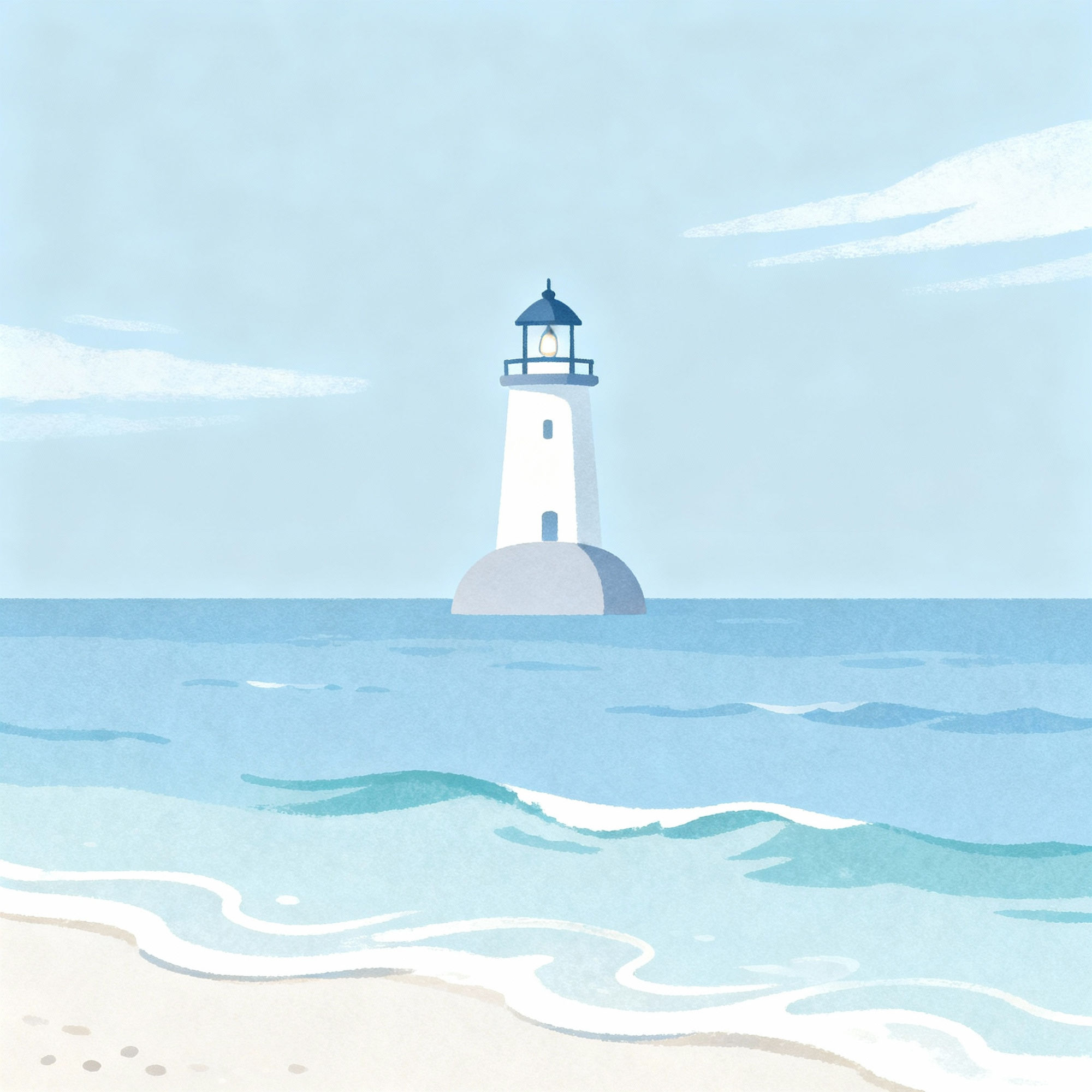 Easy Lighthouse Drawings - AI Generated Art