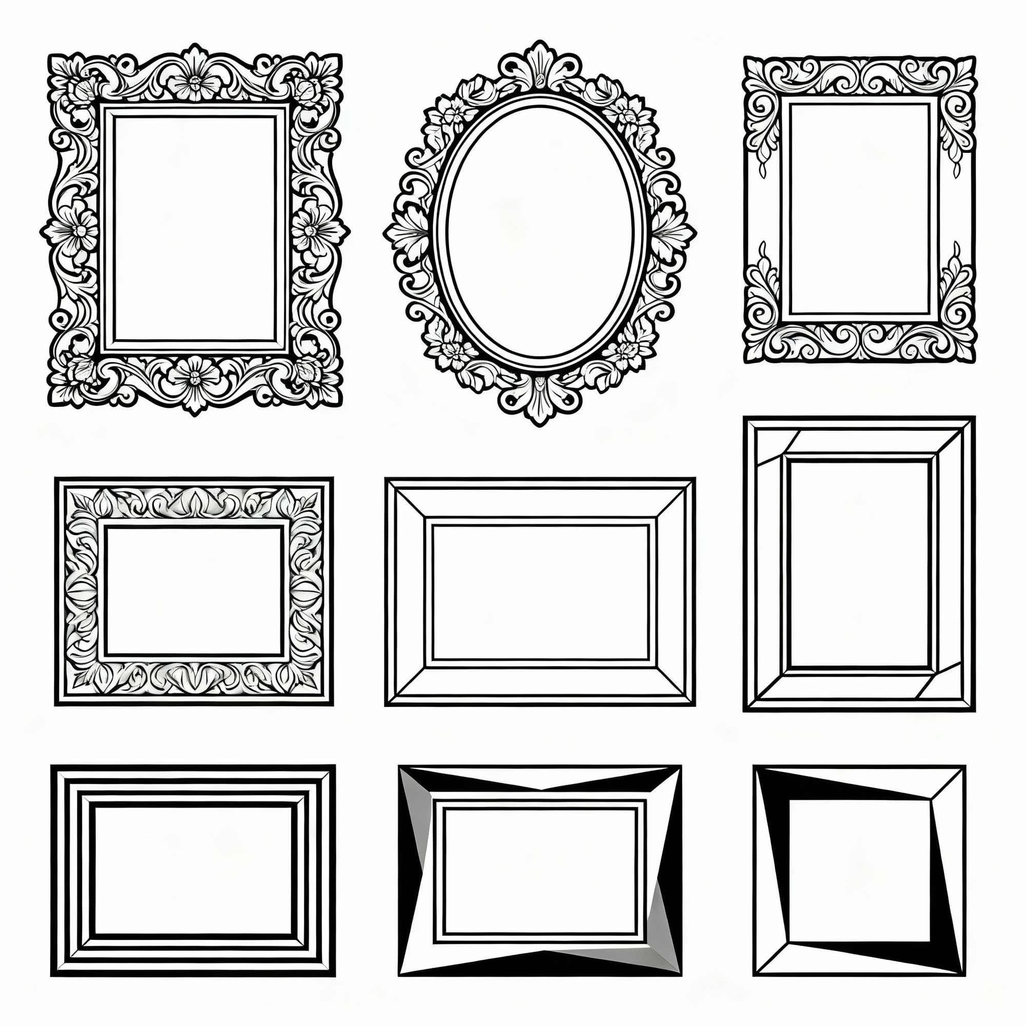 Picture Frame Svg - Create Unique Vector Art